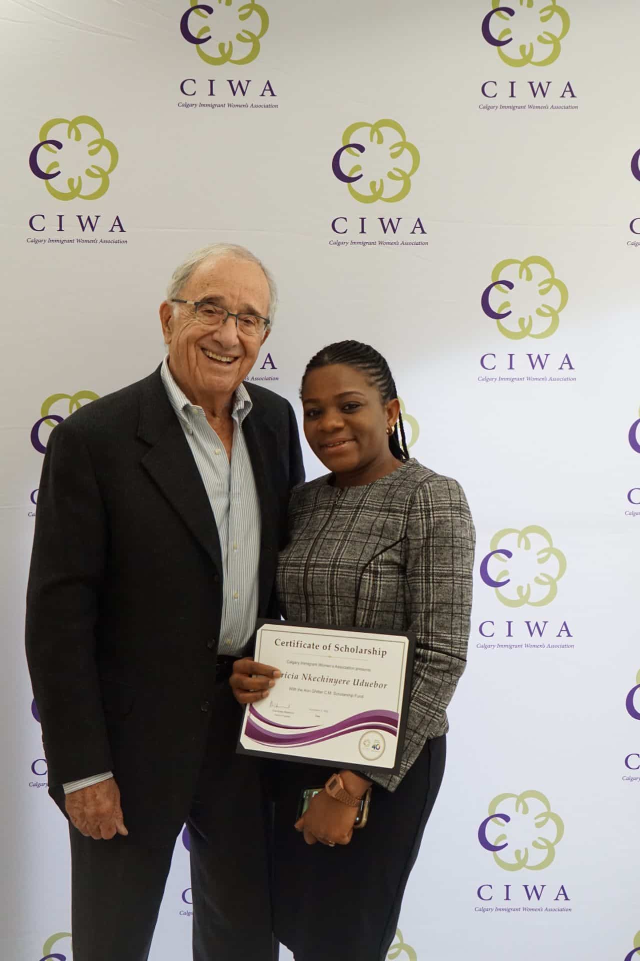 Ron Ghitter CM Scholarship Recipients - CIWA
